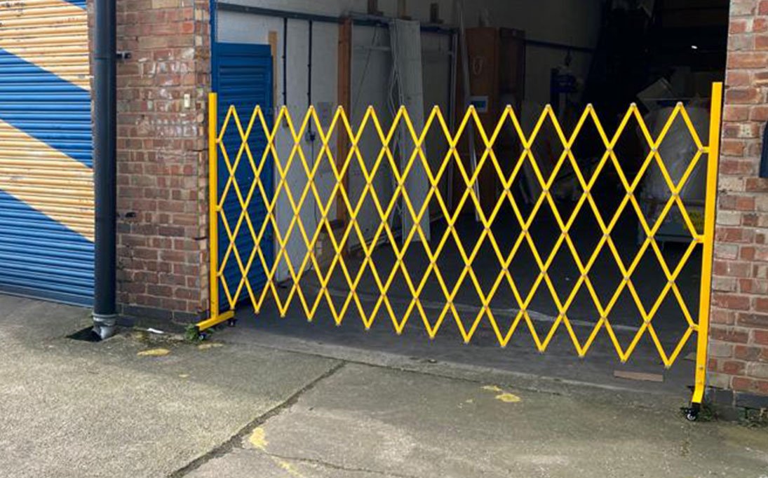 Wheeled Safety Barrier - Expanding Safety Barriers UK